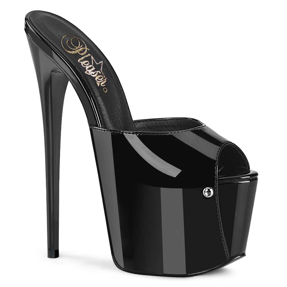 High Heels Schwarz Lack