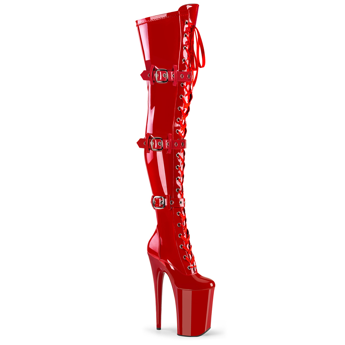 Extrem Plateau Stiefel INFINITY-3028 - rot Lack, Pleaser | Fashion ...